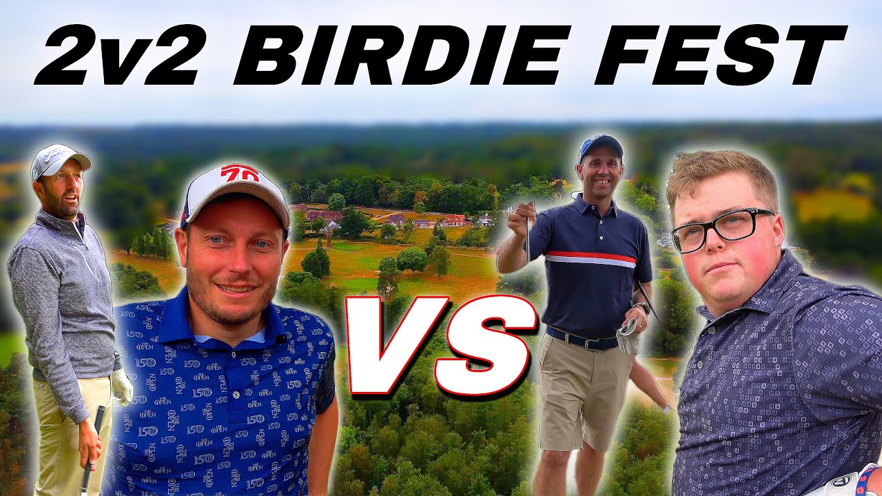 PAUL & BERNIE vs DAN & THE DOG | Bramshaw Manor Course | Golf Course ...
