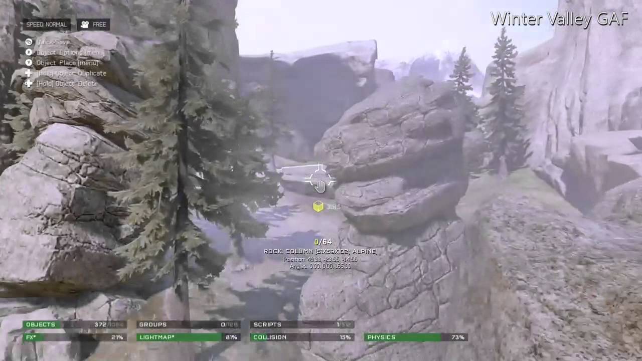 Halo 5 Forge map:Winter Valley - YouTube