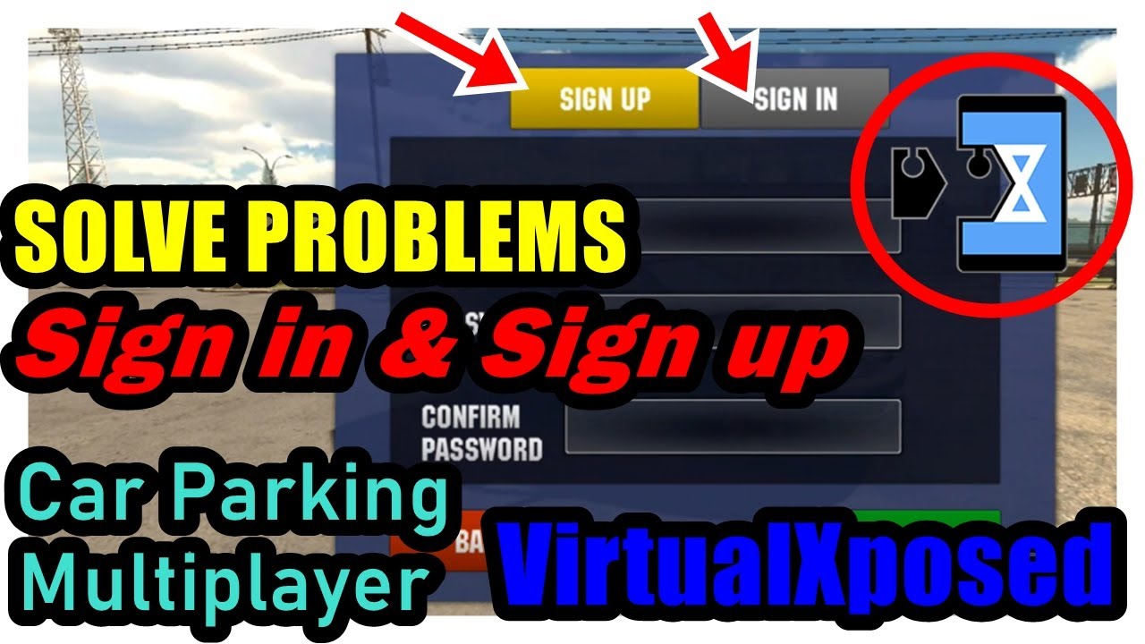 How to Solve Problem Can't "SIGN UP" & "SIGN IN Car Parking Multiplayer ...