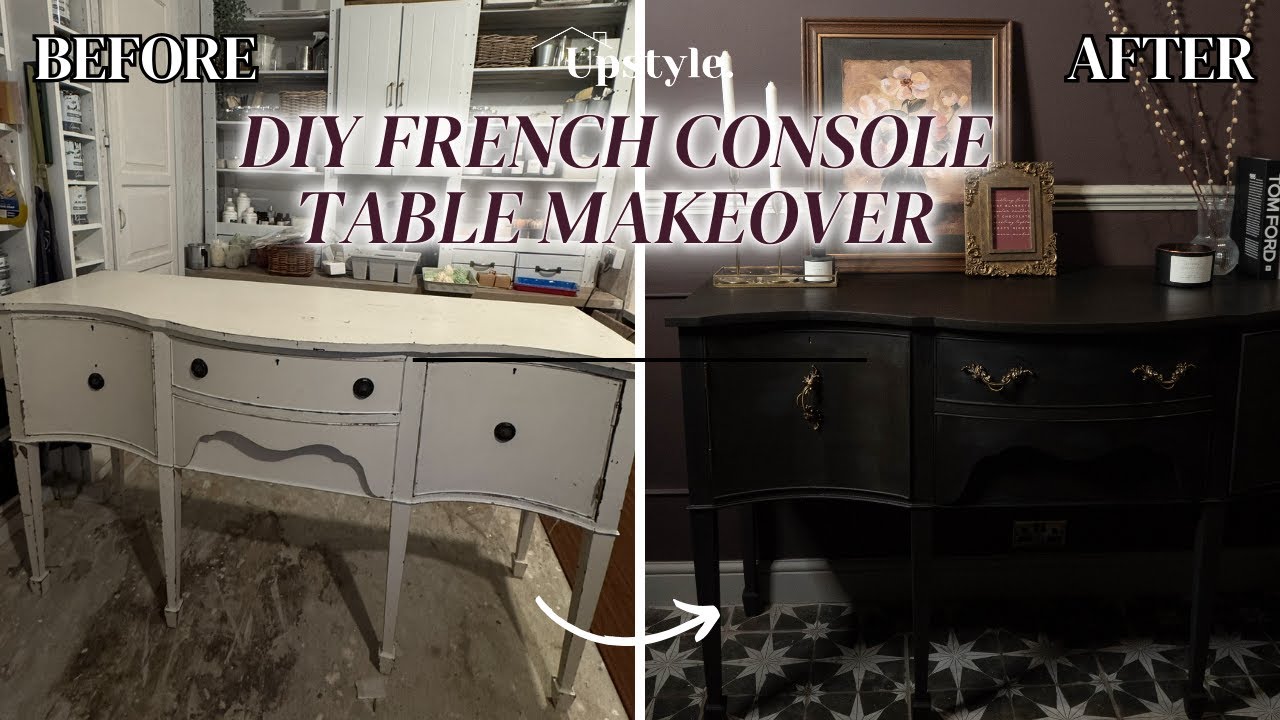 DIY French Console Table Makeover: Budget-Friendly Upcycling ...