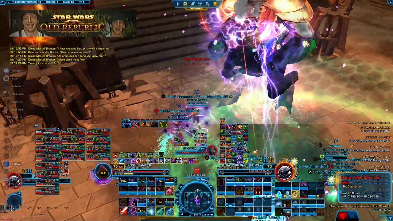 SWTOR: DF 16NiM 1/5 Nefra (Assassin Tank PoV) - YouTube