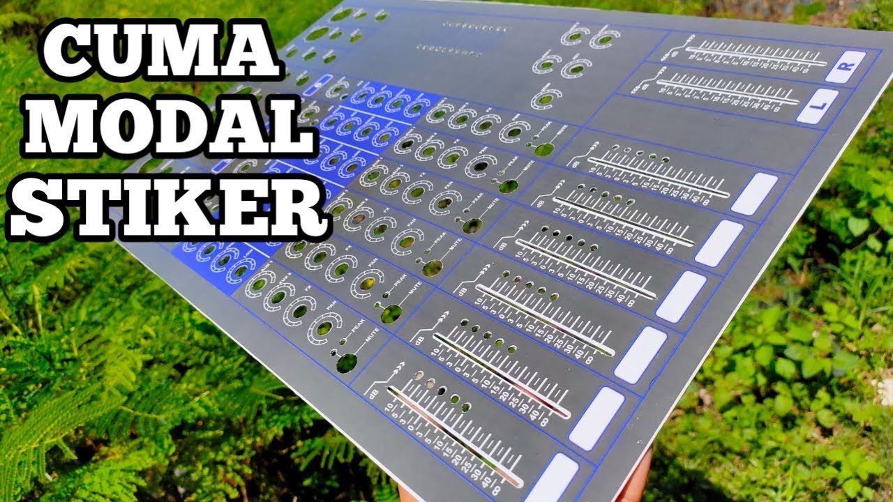 Membuat panel mixer dengan mudah. . - YouTube