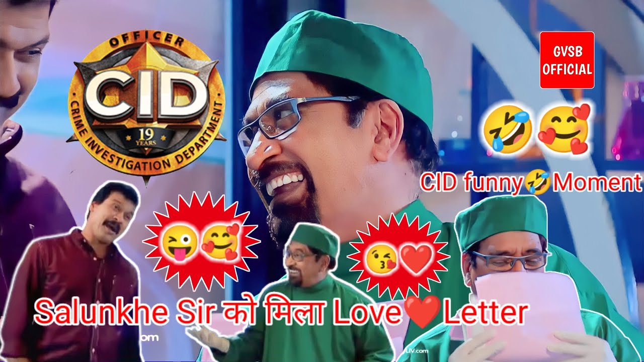 Salunkhe sir को मिला Love Letter #Cid funny Moment Episode Review 2023 ...