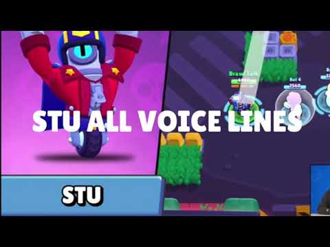 STU All Voice Lines (OFFICIAL VOICES)! - Brawl Stars