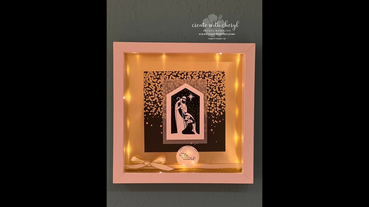 Nativity Scene Lighted Frame - YouTube
