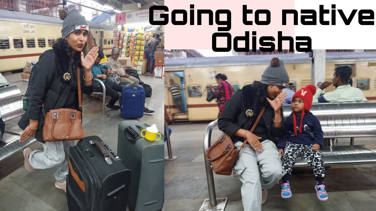 Going to native ||Traveling to Odisha by train||train journey ||Odisha ...