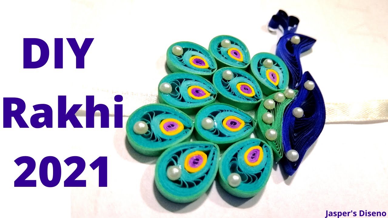 How to make Rakhi at home | Easy to make | New Trendy Rakhi | Handmade ...