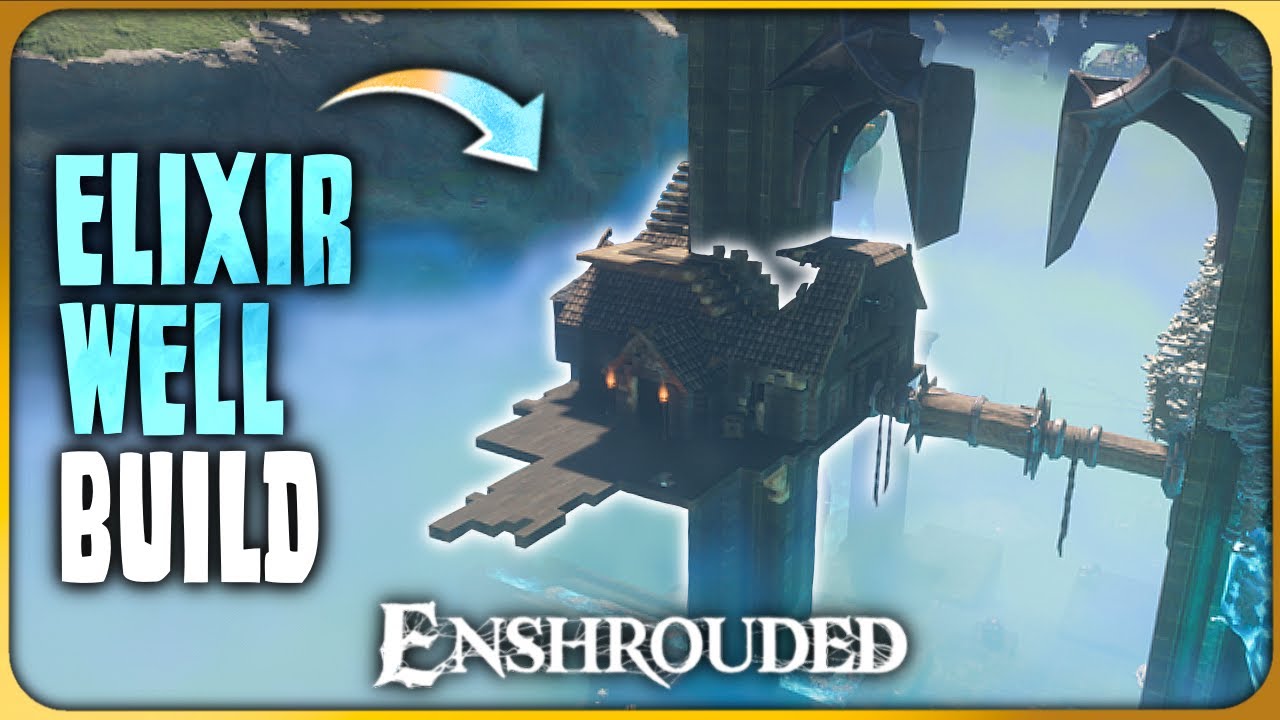 We Built A HOUSE In The Elixir Well In Enshrouded! - YouTube