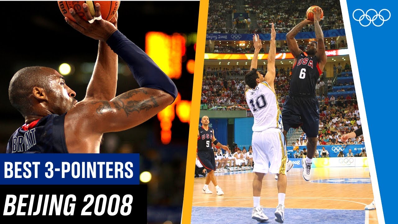 "From Downtown, THREEEEE..!" 🏀 | Best USA 3-Pointers at #Beijing2008 ...