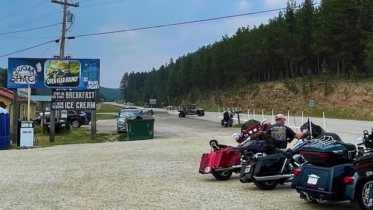 Sturgis 2021 Riding to Nemo, Johnson Siding, Hill City & Sugar Shack ...