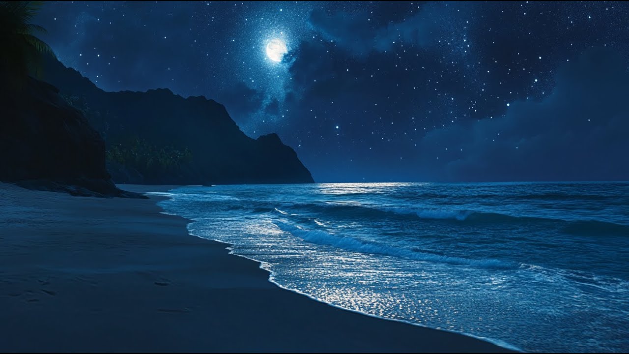 Incredible Waves for Deep Sleeping, Ocean Sounds At Night at Zavival ...