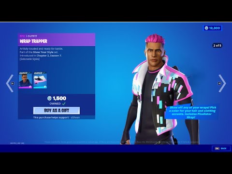 WRAP TRAPPER SKIN *NEW* Fortnite Item Shop TODAY (Season 7) - YouTube