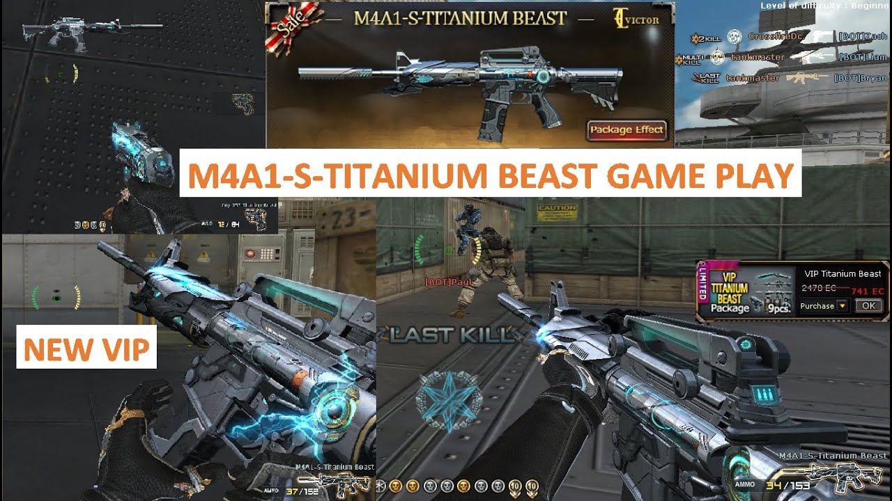 NEW VIP M4A1-S-TITANIUM BEAST IN CROSSFIRE PHILIPPINES 2020 - YouTube