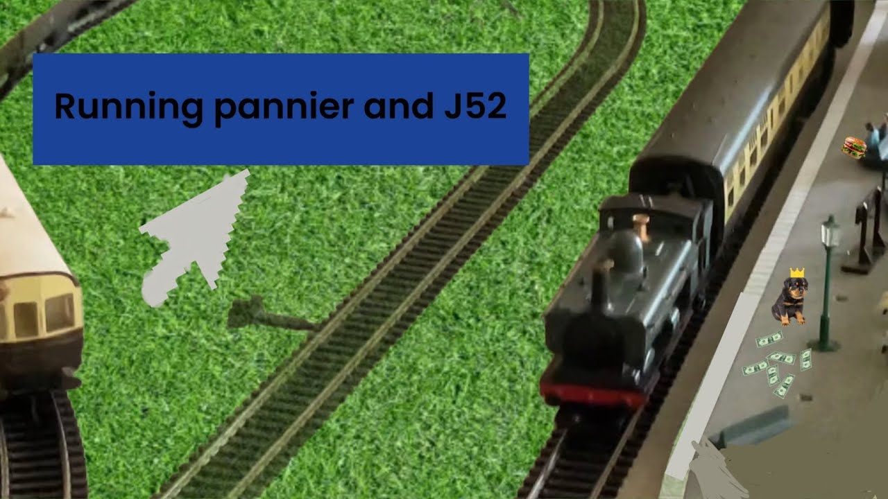 Running session with pannier tank and J52! - YouTube