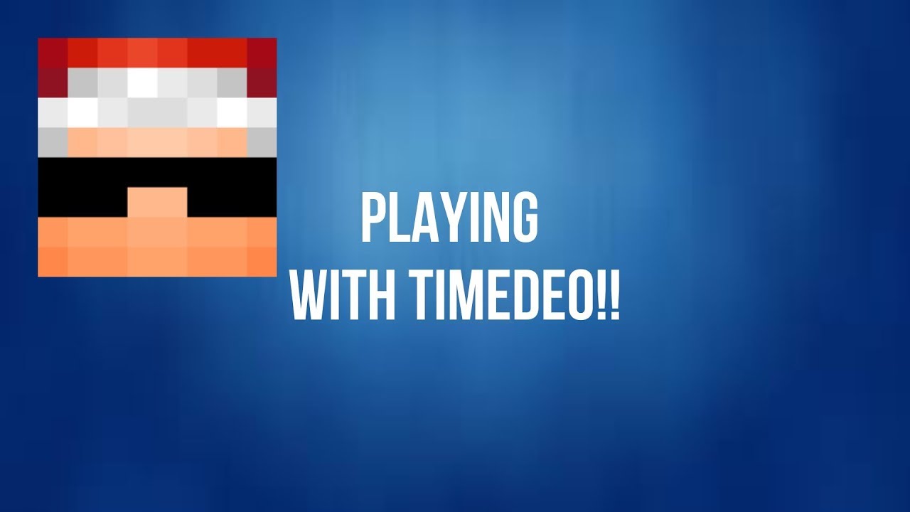 Minecraft Bedwars PLAYING WITH TIMEDEO 180 ⭐ - YouTube