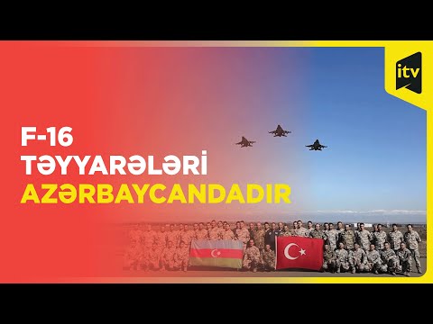 Türkiyənin F-16 qırıcıları Azərbaycana gəlib