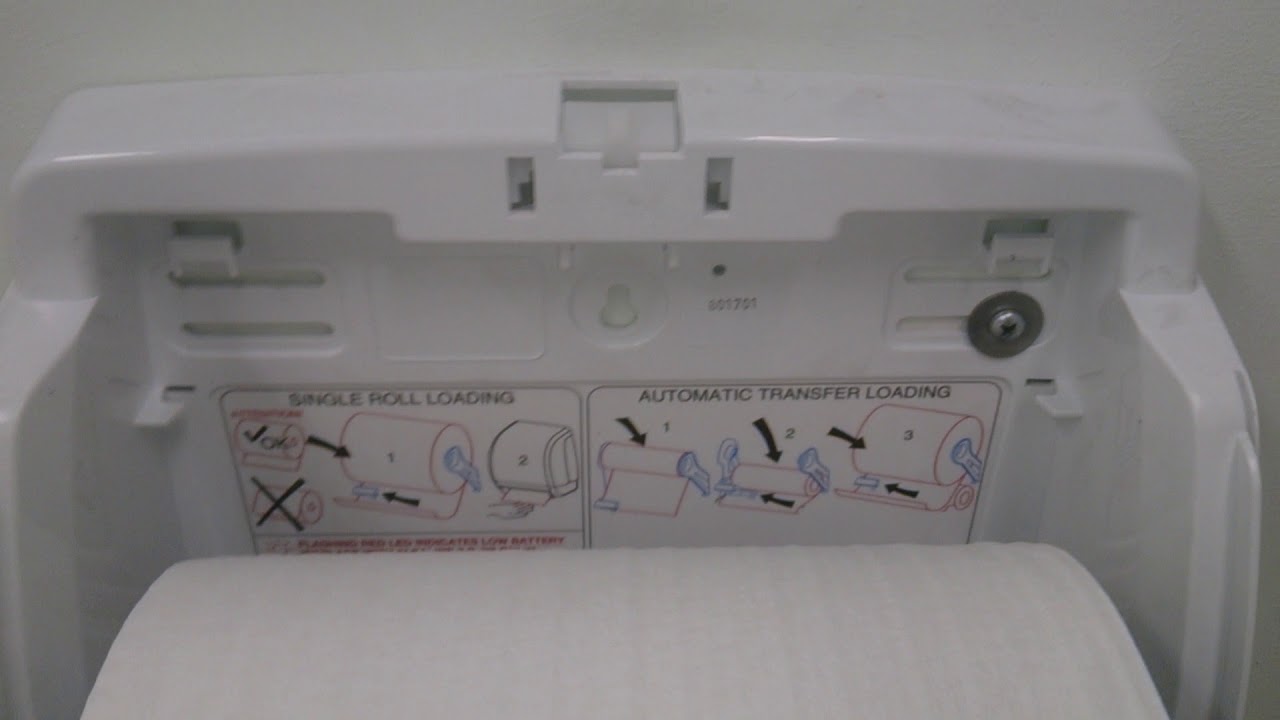 Automatic Tissue Paper Dispenser Fine Solution How to replace tissue ...
