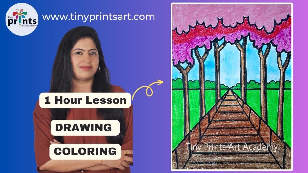 Perception Scenery Drawing, How to draw scenery - YouTube