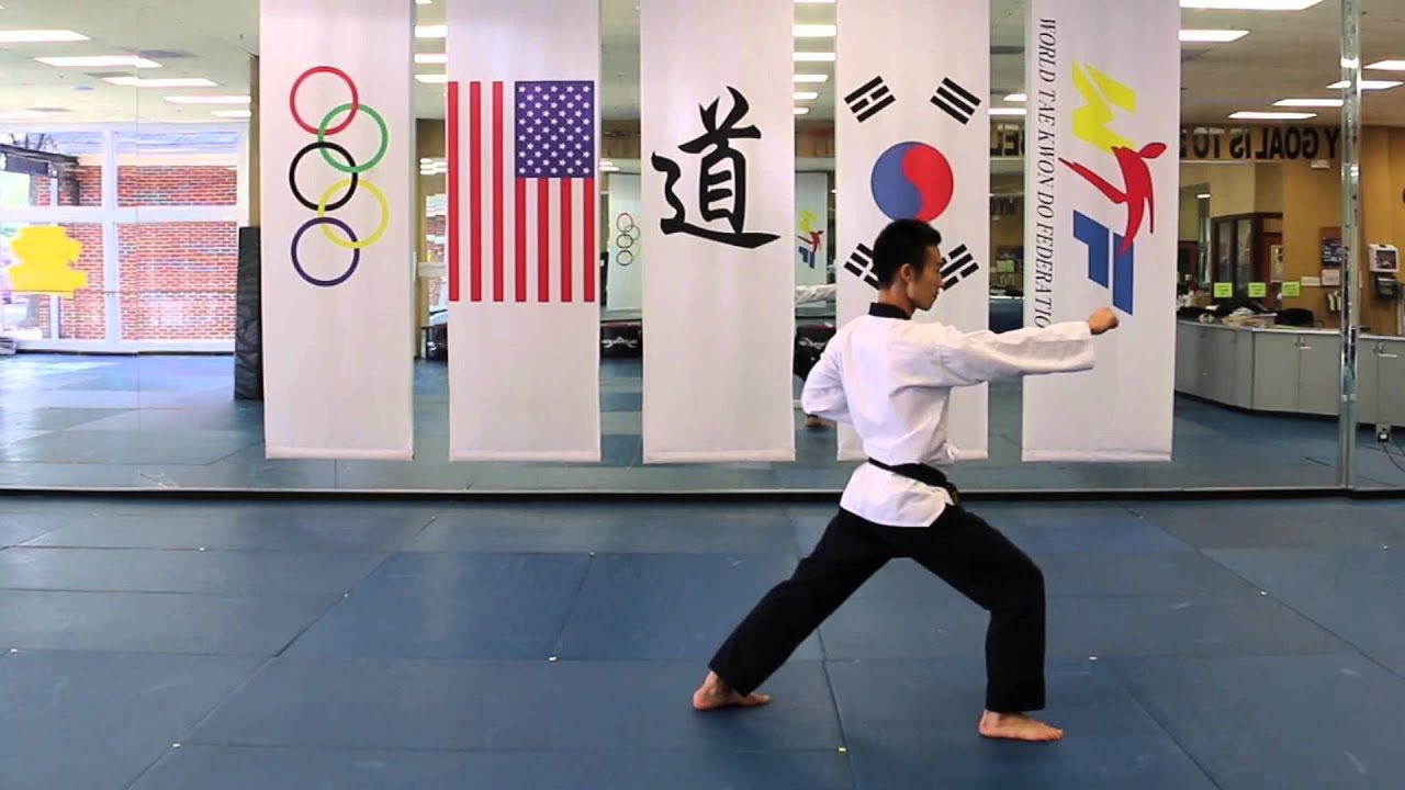 BoBlack Taegeuk Pal Jang step by step - YouTube