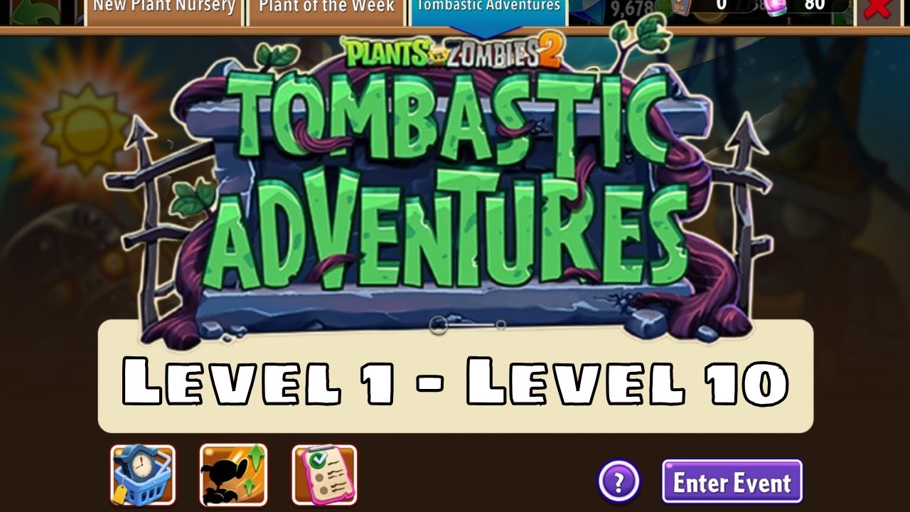 Tombastic Adventure Event Gameplay | PvZ2 12.5.1 New Thymed Event - YouTube