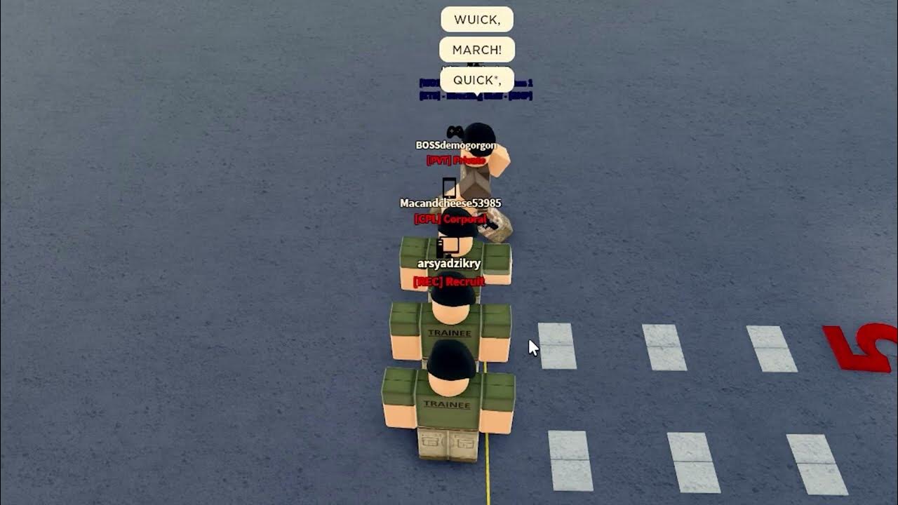 Standard Training - ReaperAaron's British Army (ROBLOX) - YouTube