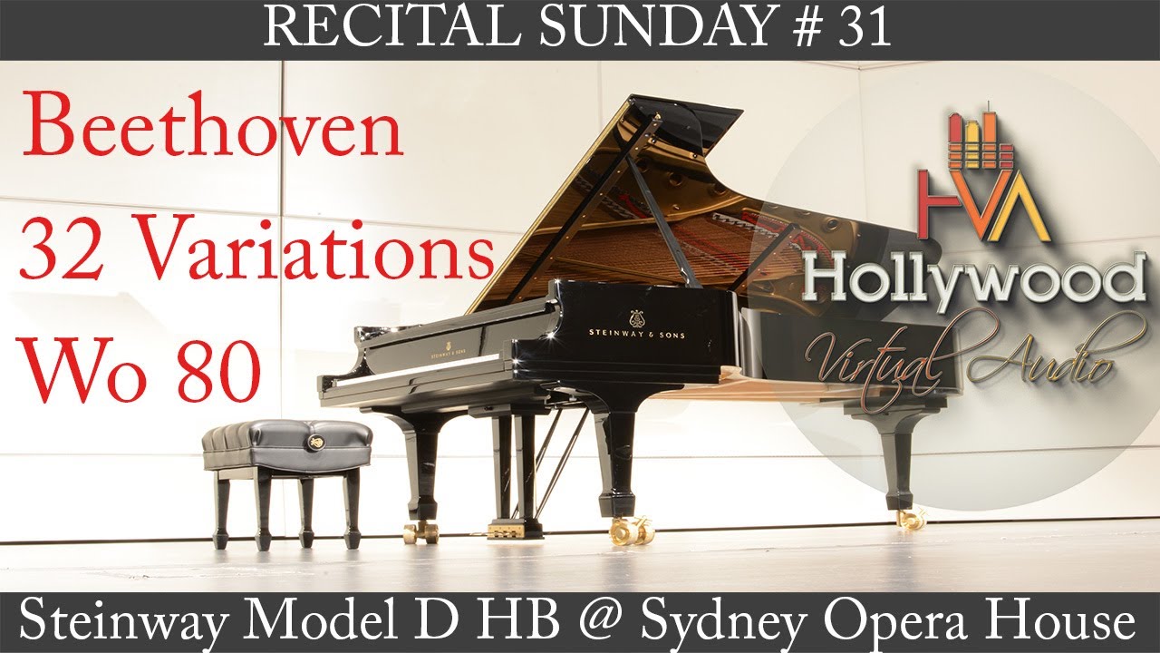 Beethoven 32 Variations (Wo80). Pianoteq Steinway Model D. Virtual ...