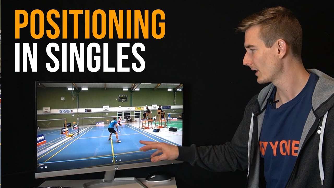 POSITIONING in BADMINTON: Where and how to position on court - YouTube