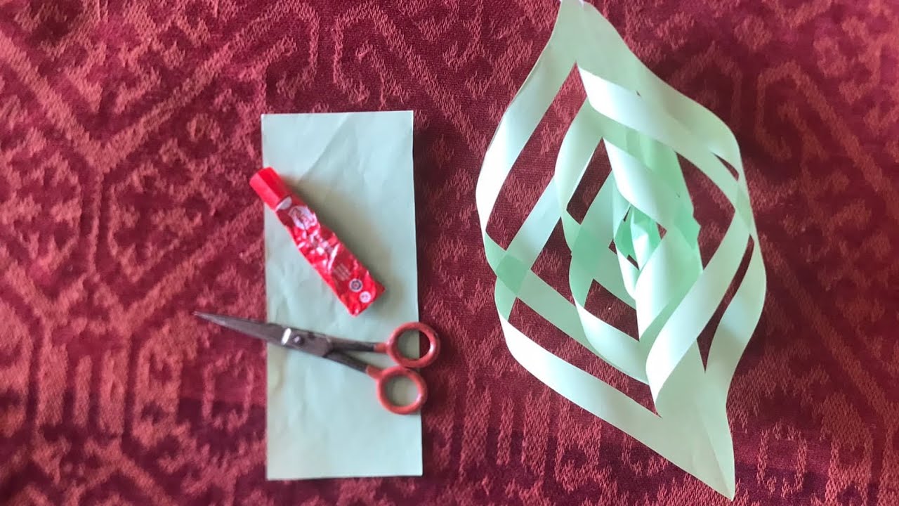 Simple and Attractive Paper Spiral Wall Hanging/ DIY easy wall hanging ...