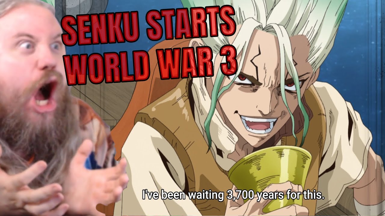 Senku Starts WORLD WAR 3 | Dr. Stone Season 3 Episode 3 Reaction Dr ...