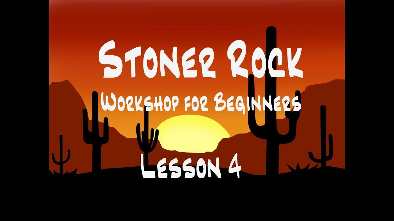 Stoner Rock Guitar Lesson for Beginners 4 - YouTube