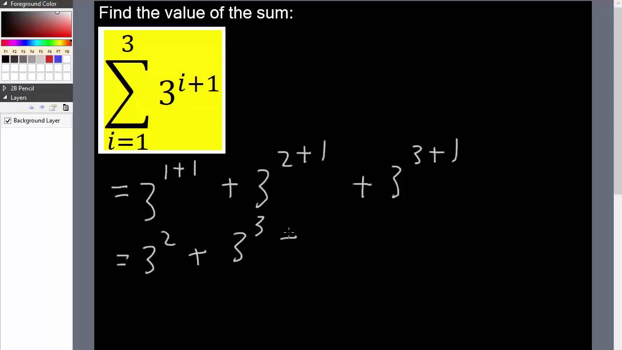 Calc 1: Sigma Notation (Step-by-Step) ptB - YouTube
