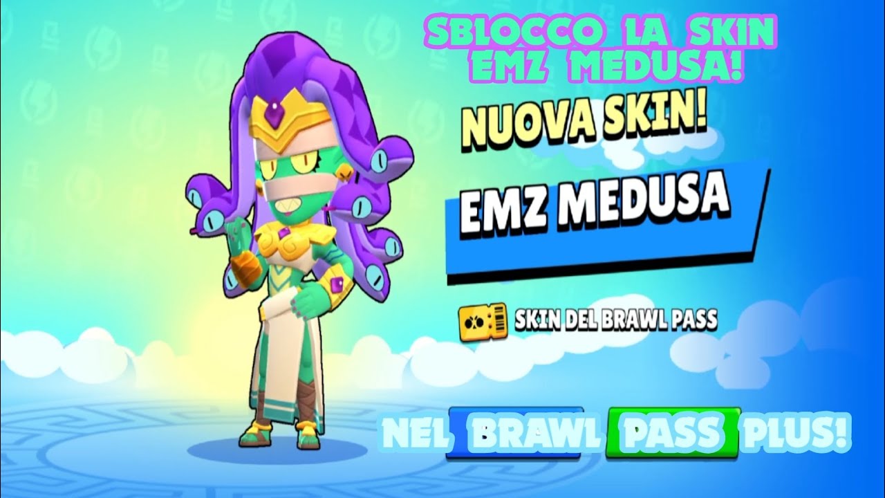 Sblocco La Skin Emz Medusa Brawl Stars Gameplay Ita By Mario Yt 05