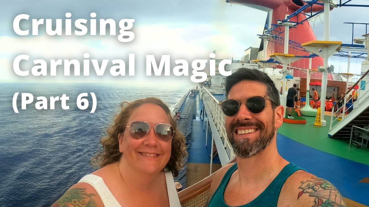 Cruising Carnival Magic (Part 6): Legend of Lido, America Rocks, 80's Glow Party, Pool Fun - YouTube