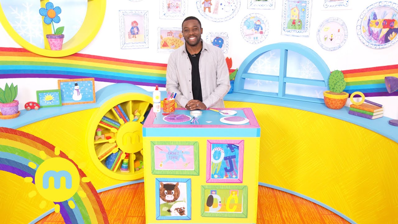 Nathan | Paper plate Cat Mask | Milkshake! Studio Craft - YouTube