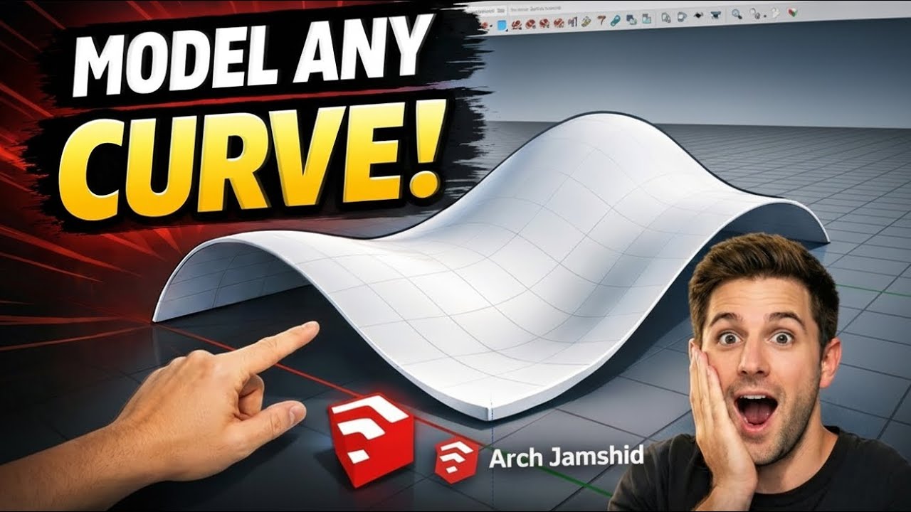 How to Create Curved Windows, Stairs, and Roads with Shape Bender in ...