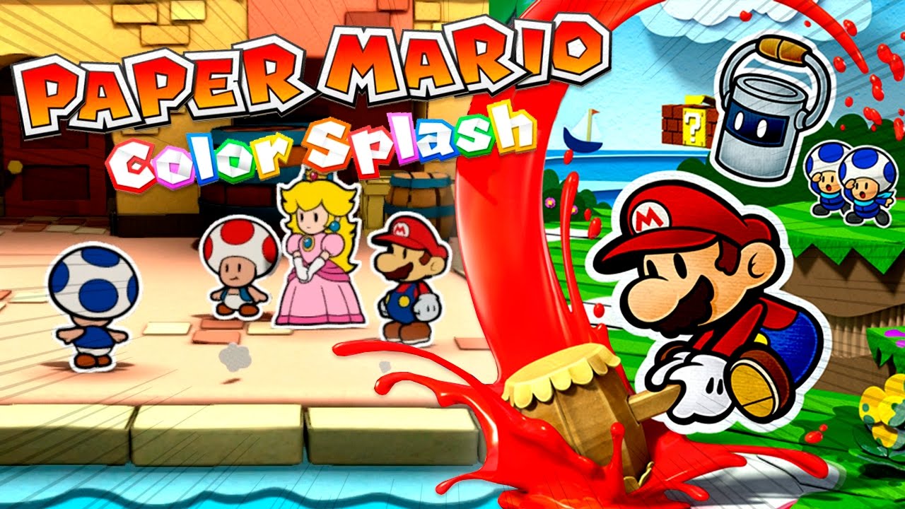 NO CHUPES A LOS TOAD!! | Paper Mario Color Splash #1 - YouTube
