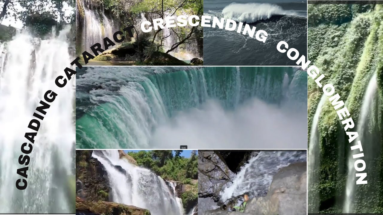 CASCADING CATARACTS CRESCENDING CONGLOMERATION 🌊💖#life #experiences # ...
