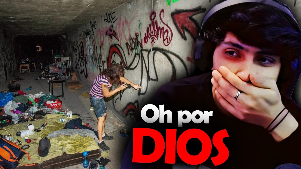 😥 LA DURA VIDA en las COLADERAS de CIUDAD DE MEXICO - Natalan reacciona ...