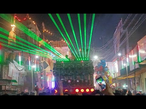 3 Laser 10 Sharpy..8 Bass Dj Set Up Ganesh Chaturthi.. Chandausi Up ...