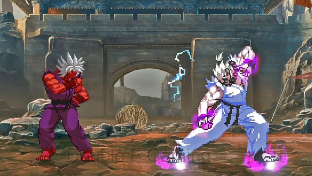 [Street Fighter Mugens] Oni Akuma Vs Lord Holy Gouki - YouTube