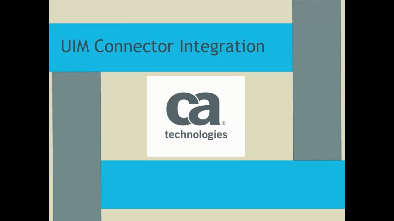 CA UIM Connector Integration: Windows Authentication - YouTube