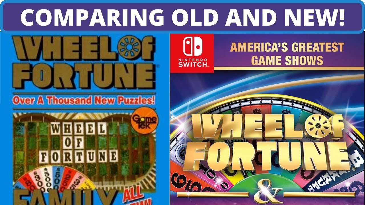 New and Old: Wheel of Fortune Video Games (NES and Switch) - YouTube