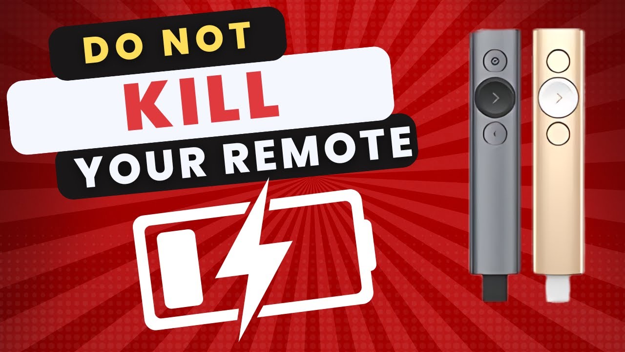 WARNING: An Empty Battery Destroys the Logitech Spotlight Presentation ...