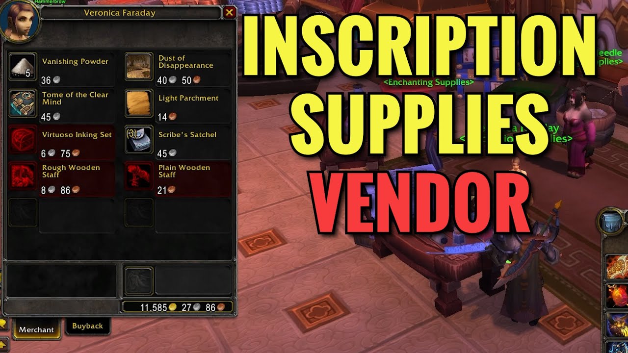 Shrine Of Seven Stars inscription Supplies (WoW MOP) - YouTube