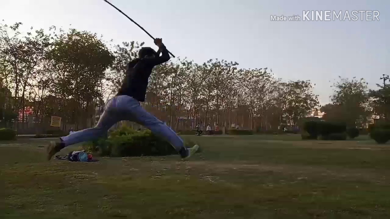 Bo staff techniques (laathi )बाना शैली - YouTube