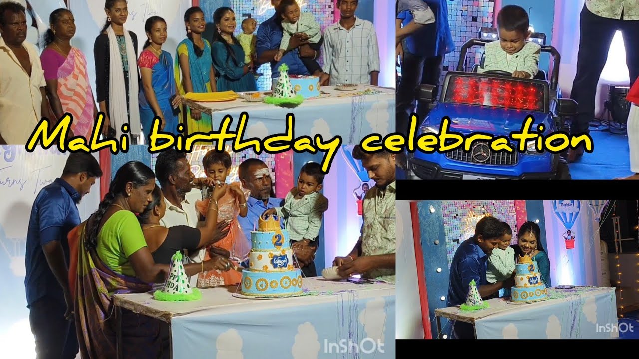 mahi birthday celebration video 📸 Ramyoga and sivamadhuyoga - YouTube