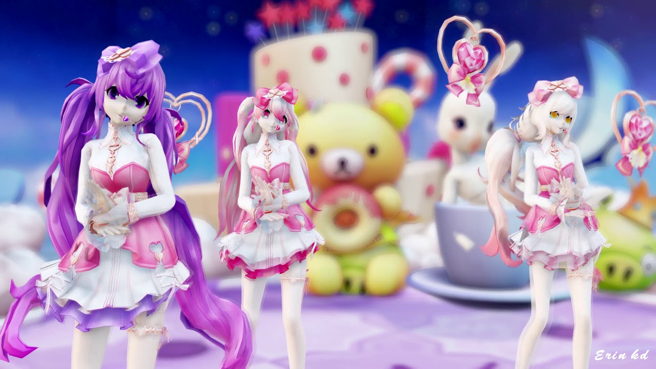 【MMD Elsword MEGA CAKE】GFriend - Glass Bead [4K60fps] - YouTube