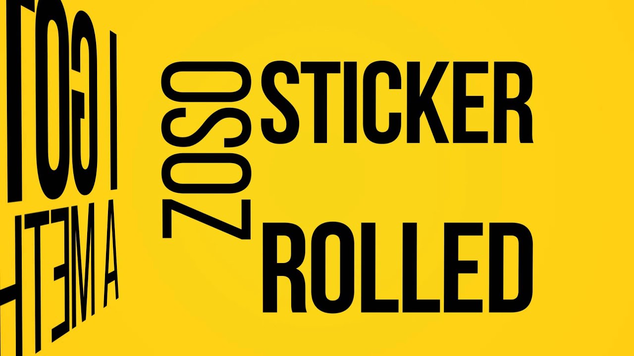 Kinetic Typography - 7Horse-Meth Lab Zoso Sticker - YouTube