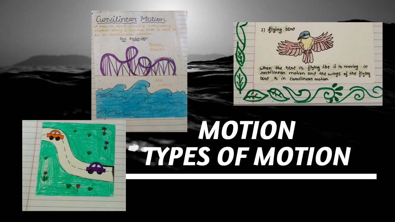 Types of motion || motion and types of motion project or activity ...