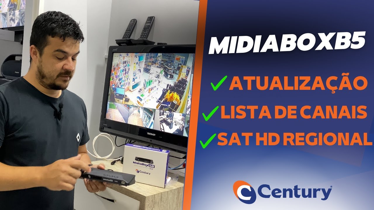 Como configurar seu receptor parabolica digital midia box b5, lista de ...